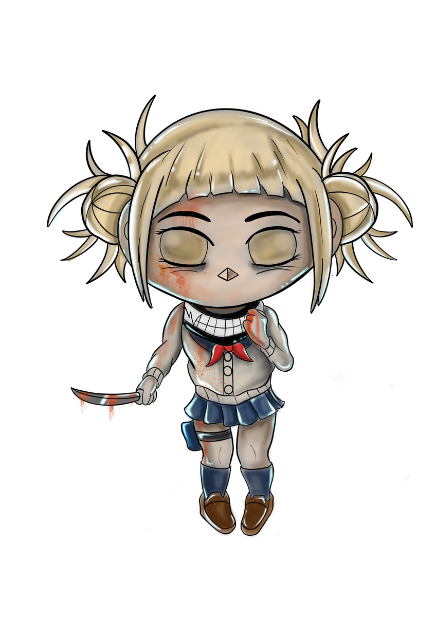 Toga Chibi Art Sticker – Vibranium Creations